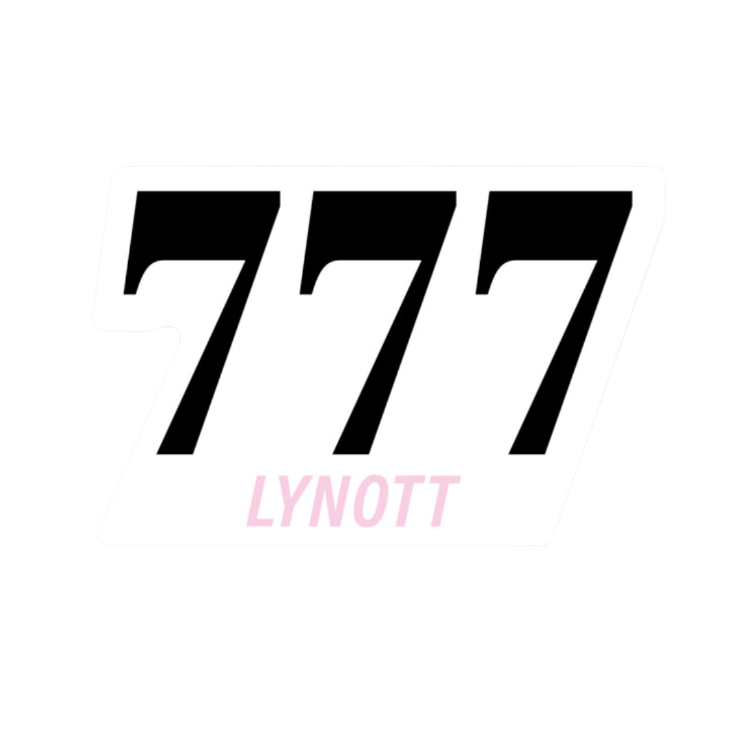 777 Sticker – Lynott Jewellery